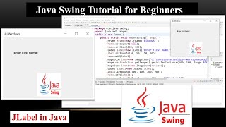 Java Swing Tutorial: How to Display Image and Text using JLabel | Full Example
