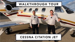 Walkthrough Tour - Cessna Citation Jet - A sneak peek inside a private jet!