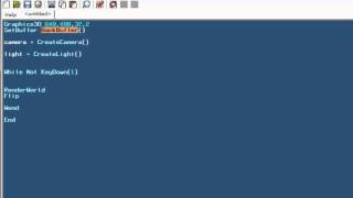 Blitz3D Tutorial - 1 - Getting Started
