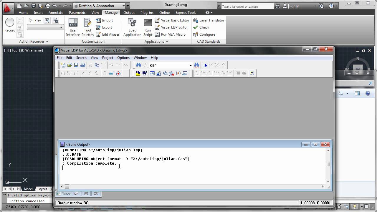 Robert Green Customizing With Autolisp Part 6 Youtube