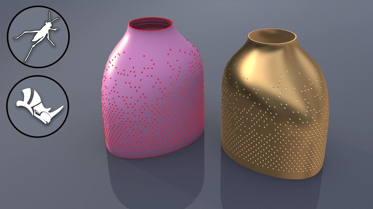 Vase Design Using Rhino Grasshopper Tutorial Youtube
