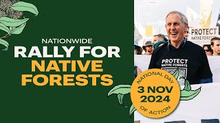 Nationwide rallies for native forests — 3 November!
