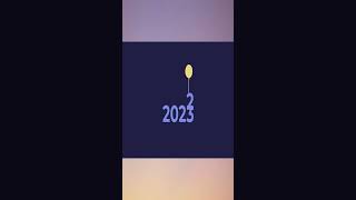 Happy New Year 2023  animation using HTML and CSS #html #css #newyear
