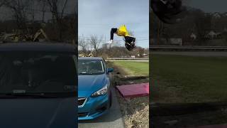 Car flip 😱 #automobile #funny #comedy #memes #greenscreen #carflip #usa #shortsfeed #shorts #jump