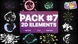 Top Apple Motion Projects: Flash FX Elements Pack 07 | FCPX ⭐️⭐️⭐️⭐️⭐️