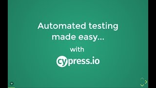 Automated testing made easy - With Cypress.io
