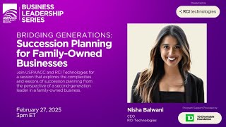 USPAACC's BLS: Bridging Generations - Succession Planning for Family-Owned Businesses