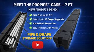 ProPipe™ Case Demo |Hard Case for Pipe & Drape Uprights & Supports | Georgia Expo MFG