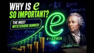 WHY EULER'S CONSTANT(e) IS  LOVED BY EVERY SCIENTISTS, THE SECRET NUMBER BEHIND GROWTH e=2.718#maths
