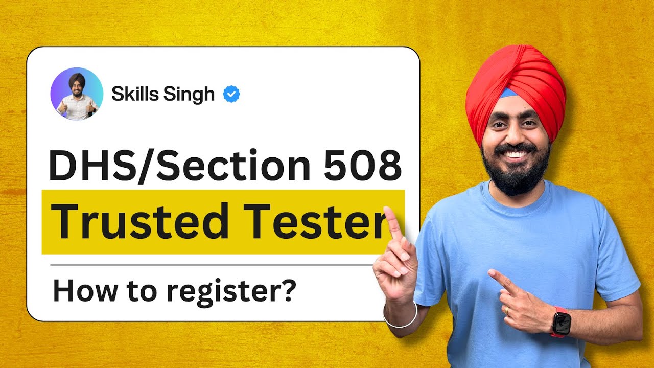 How To Become A Dhs Trusted Tester Complete Step By Step Guide Youtube