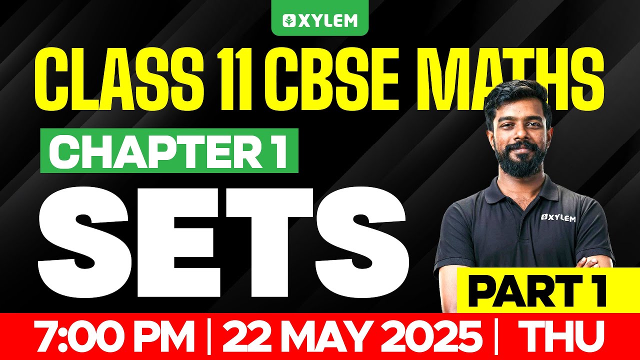 Class 11 Cbse Mathematics Chapter 1 Sets Part 1 Class 11 Cbse