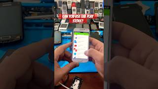 Samsung Galaxy S4 Mini in 2025: Using Google Play Store #mobile #smartphone #samsung #android #reels