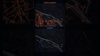 A* vs dijkstra pathfinding battle #algorithm #visualization #shorts