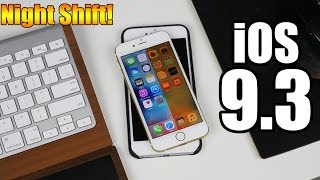 iOS 9.3 New Features - Full Walkthrough