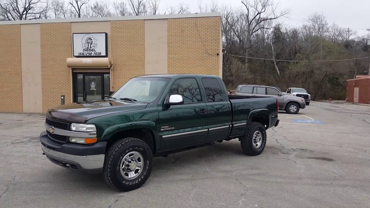 2001 Chevy Silverado 2500 Hd Duramax Diesel For Sale 4x4 Rust Free