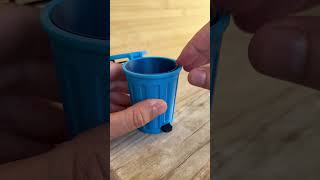 3D Printed Step Trash Bin #toy #3dprinting #decor