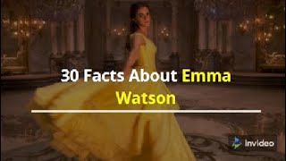 EMMA WATSON | 30 Facts About Emma Watson | ALL WORLD Facts