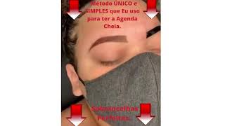 Método ÚNICO e SIMPLES que Eu uso para ter a Agenda Cheia e viver do Design de Sobrancelhas😍 #shorts