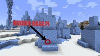 This Secret Base In The Iceberg of Minecraft is INSANE!