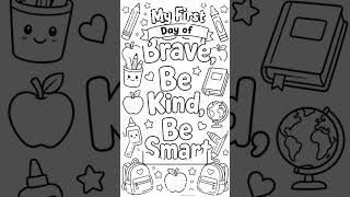 55 Cute Back-to-School Coloring Pages for a Smoother First Day | Free Printables #backtoschool #usa