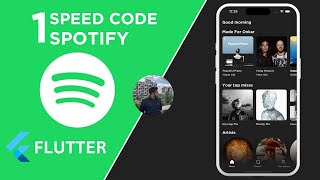 Spotify Clone Flutter UI | Part 1 | Speed Code