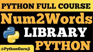 Convert Numbers to Words with Python's num2words Module!