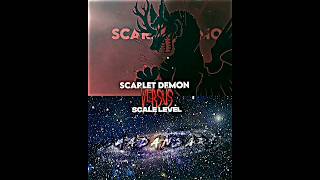 SCARLET DEMON Vs SCALE LEVELS] #scpfoundation #whoisstrongest #edit  #Vs #TIERINGSYSTEM