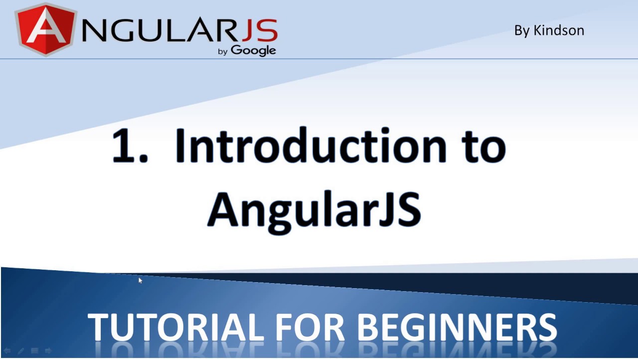 angularjs tutorial