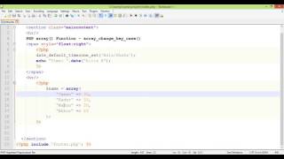 PHP Array Functions Bangla Tutorial Part 02 array change key case