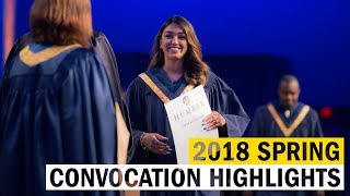 2018 Spring Convocation Highlights