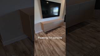White Oak TV console. #tv #interiordesign #woodworking #homeimprovement #carpentry #whiteoak #ididit