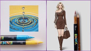 11 Cool art ideas || Easy Painting hacks & Art Ideas for beginners