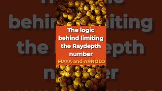 Limiting the raydepth number | Arnold render| maya lighting