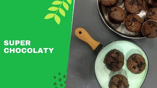 Bakery Style Double Chocolate Chip Muffins|How to make BIG bakery style muffins|Ashiya's kitchen #93