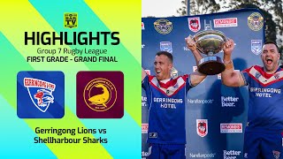 2024 Group 7 Rugby League Grand Final Highlights - Gerringong Lions v Shellharbour Sharks