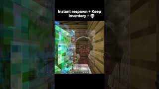 Minecraft Instant Respawn meme