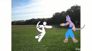 DBZ Animation Beerus vs The 3 Main Vilains