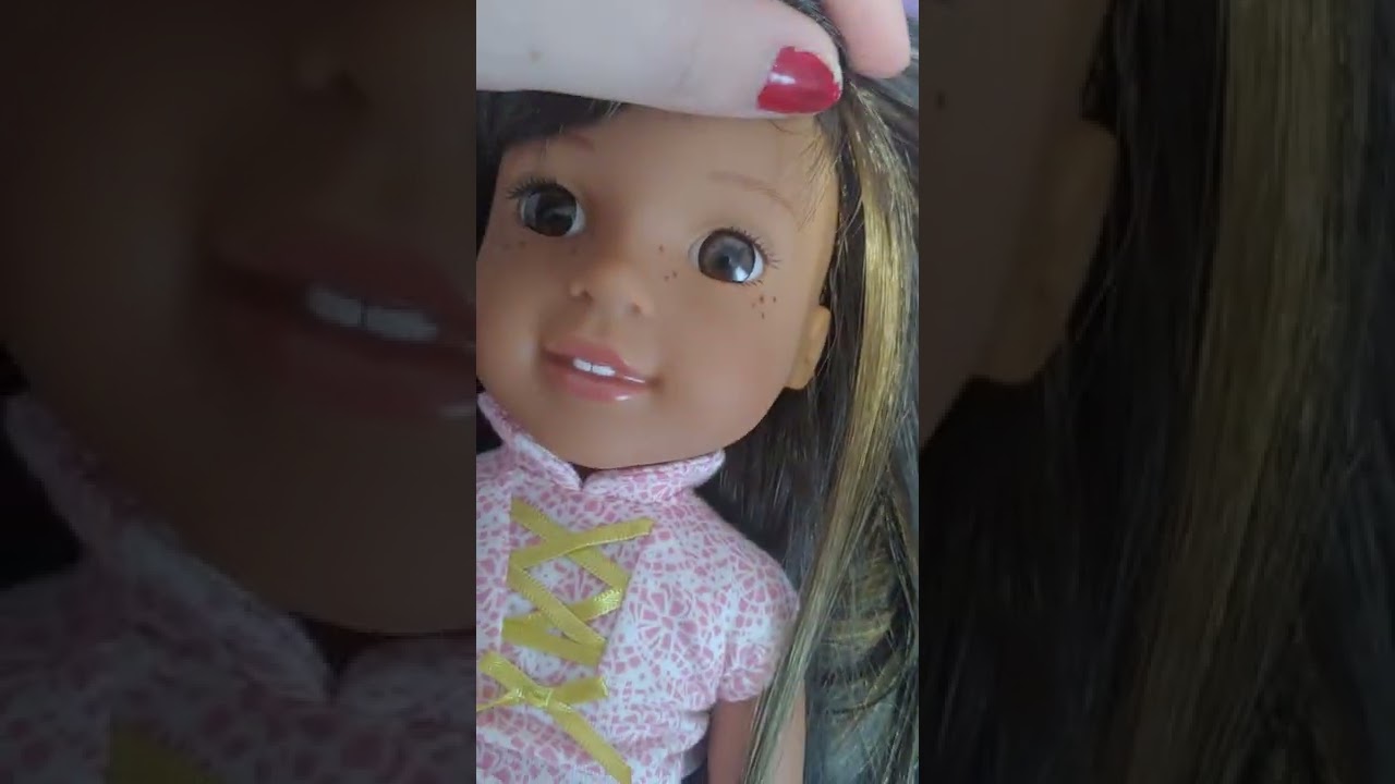 American Girl Comparison Wellie Wisher Ashlyn And Bryant Dolls Both