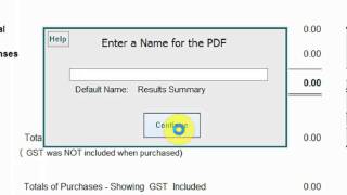 Printing Reports and Invoices to PDF