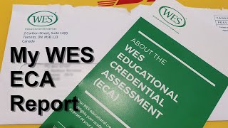 My WES ECA Report || CANADA PR