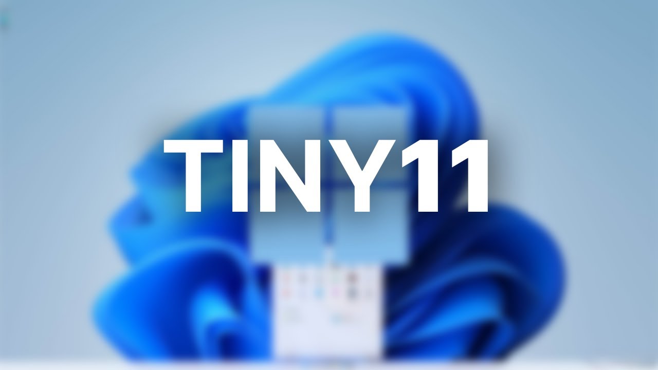 The Best Mini Windows 11 Tiny11 Youtube