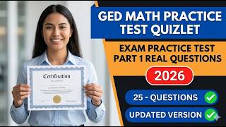 GED Math Practice Test Quizlet: The Secret to Passing Your Math Exam Faster