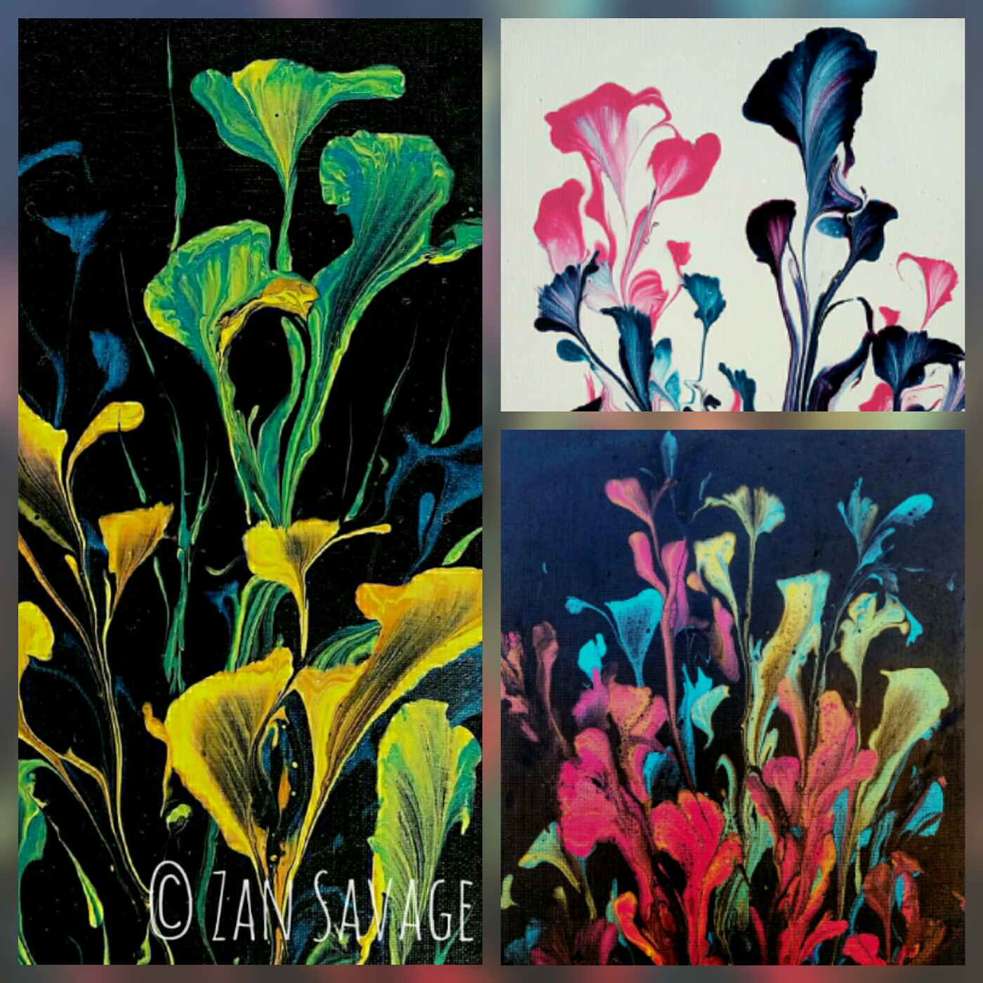 String Flow Collage – ZanArt