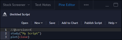 Pine Script – Lesson 1: Getting Started – Zen & The Art of Trading
