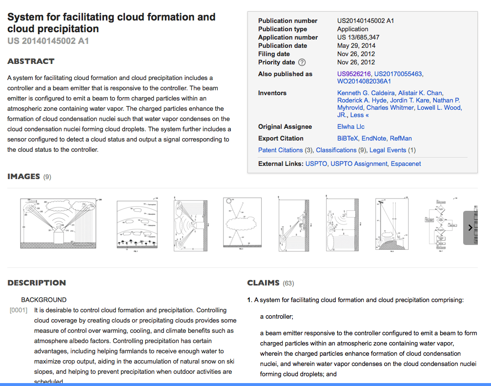 SYSTEM FOR FACILITATING CLOUD FORMATION AND CLOUD PRECIPITATION – Zero ...