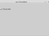 Wxpython Widgets Wx Button Wx Combobox Wx Checkbox Wx Slider Wx