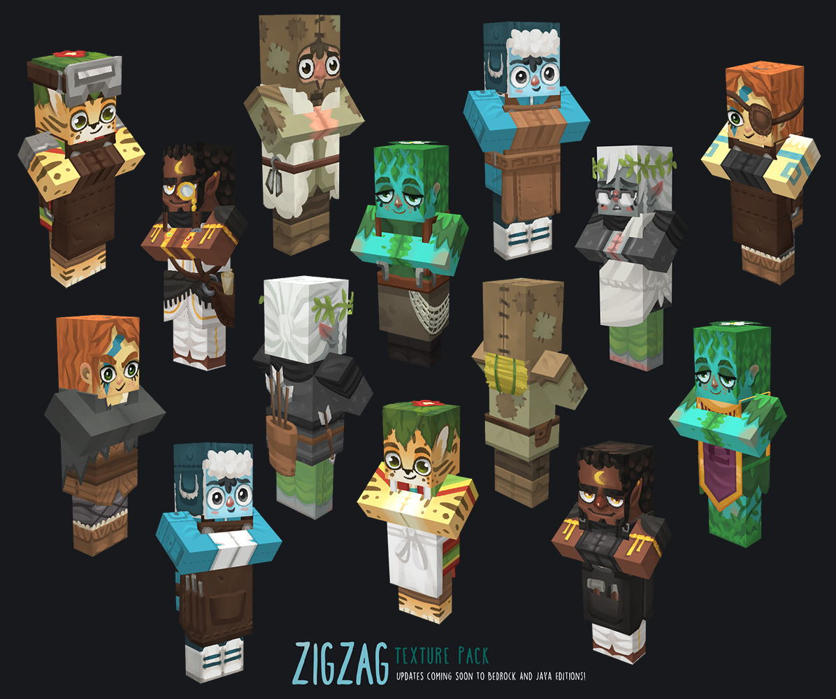 ZigZag Pack – A Cute-tastic Resourcepack for Minecraft