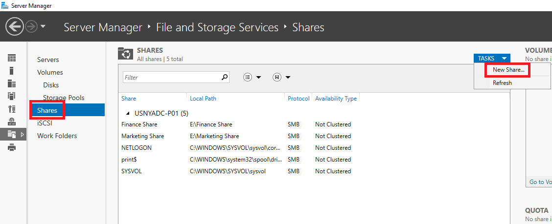 How To Create Shared Folder In Windows Server 2016 - ZineTek