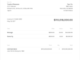 Interior Designer Invoice Template