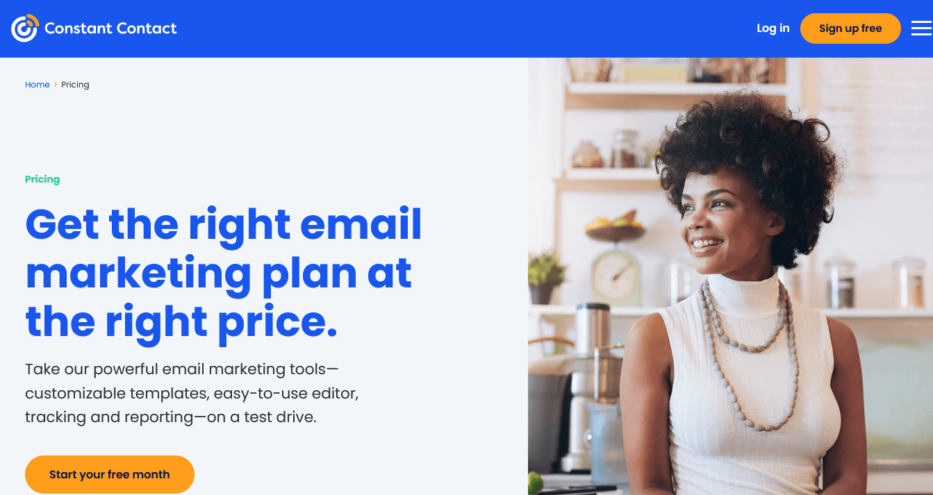 Constant Contact Plans • Zone1on